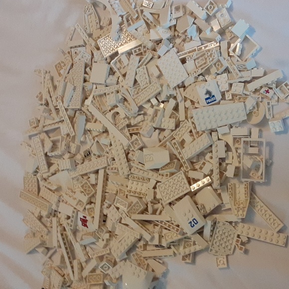 Lego | Toys | 2 Pounds Of White Legos | Poshmark